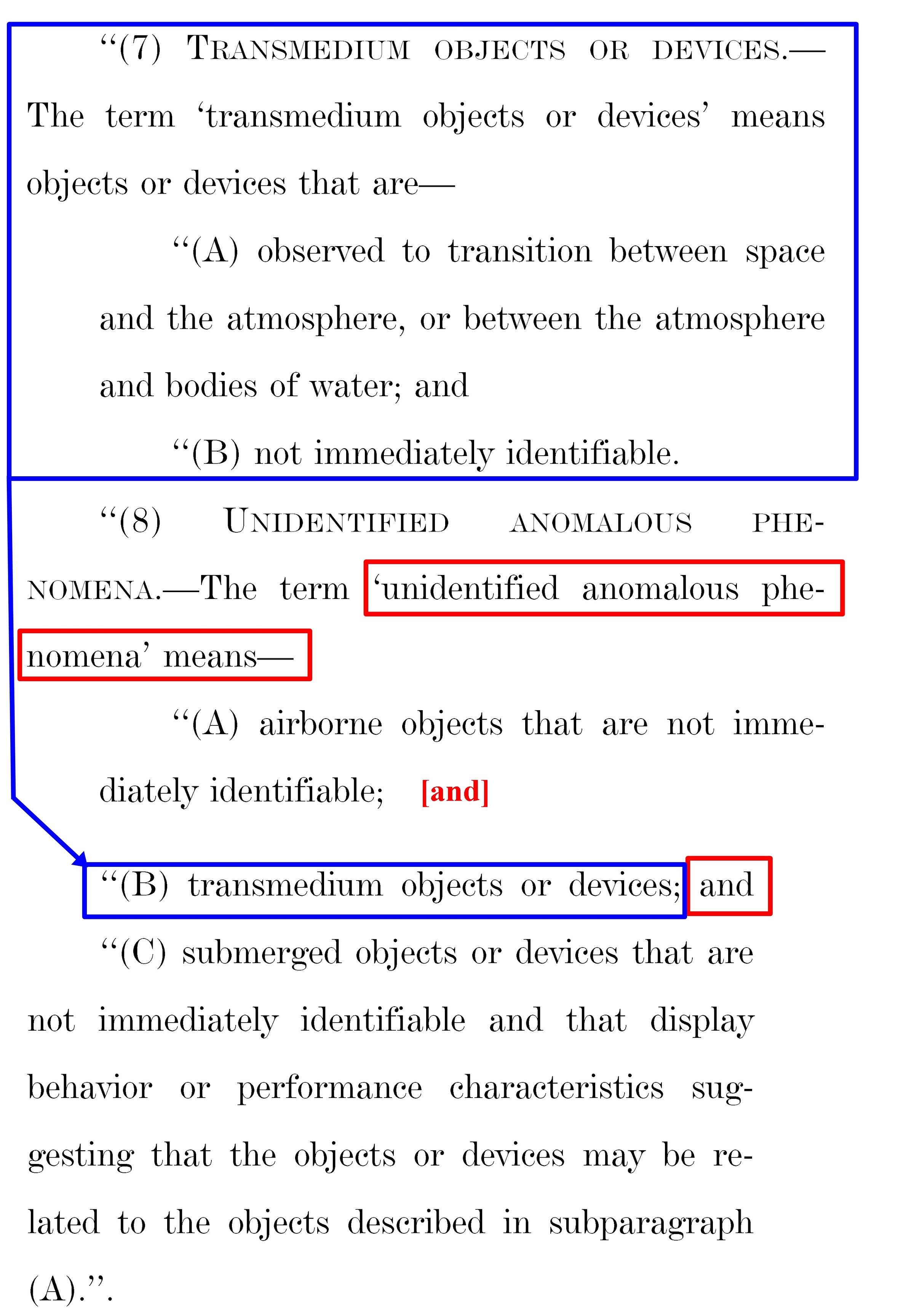 Senate Intelligence bill gives holders of "non-earth origin or exotic ...