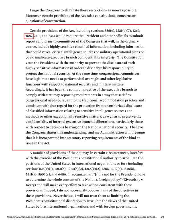 Quick guide to UAP-related provisions in the final FY 2024 National ...